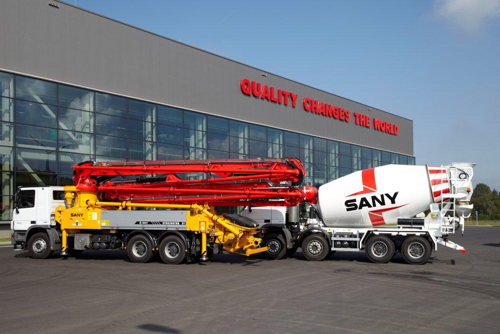 SANY truck-mounted concrete pumps at “Intermat 2012” | Construction Shows