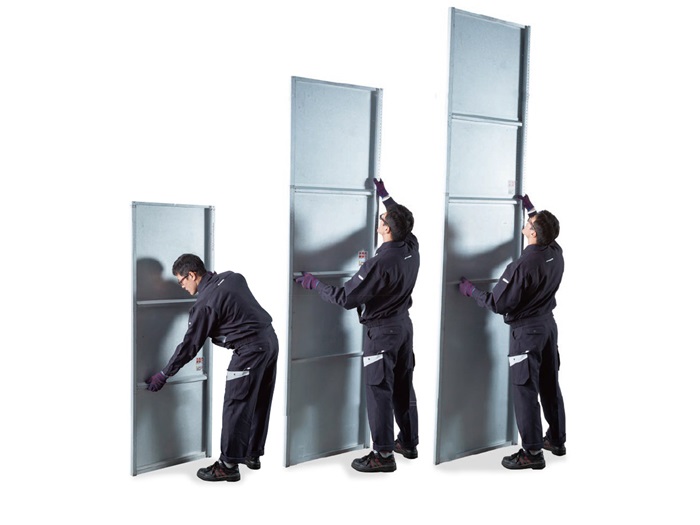 Slide Panel (Service Partition) No dust, No waste | Constructionshows